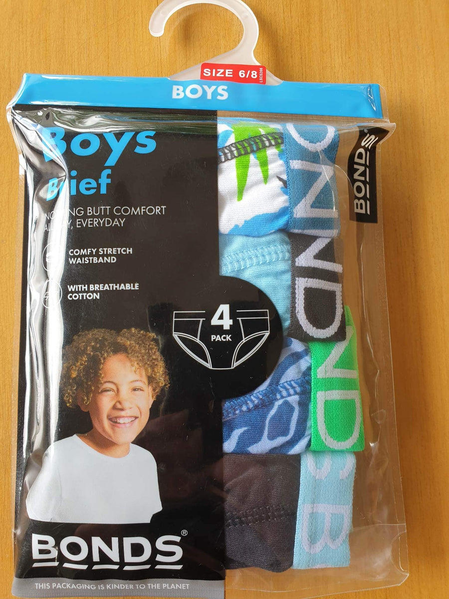 Basic 4 Pack Boys Briefs – Brighter Babes